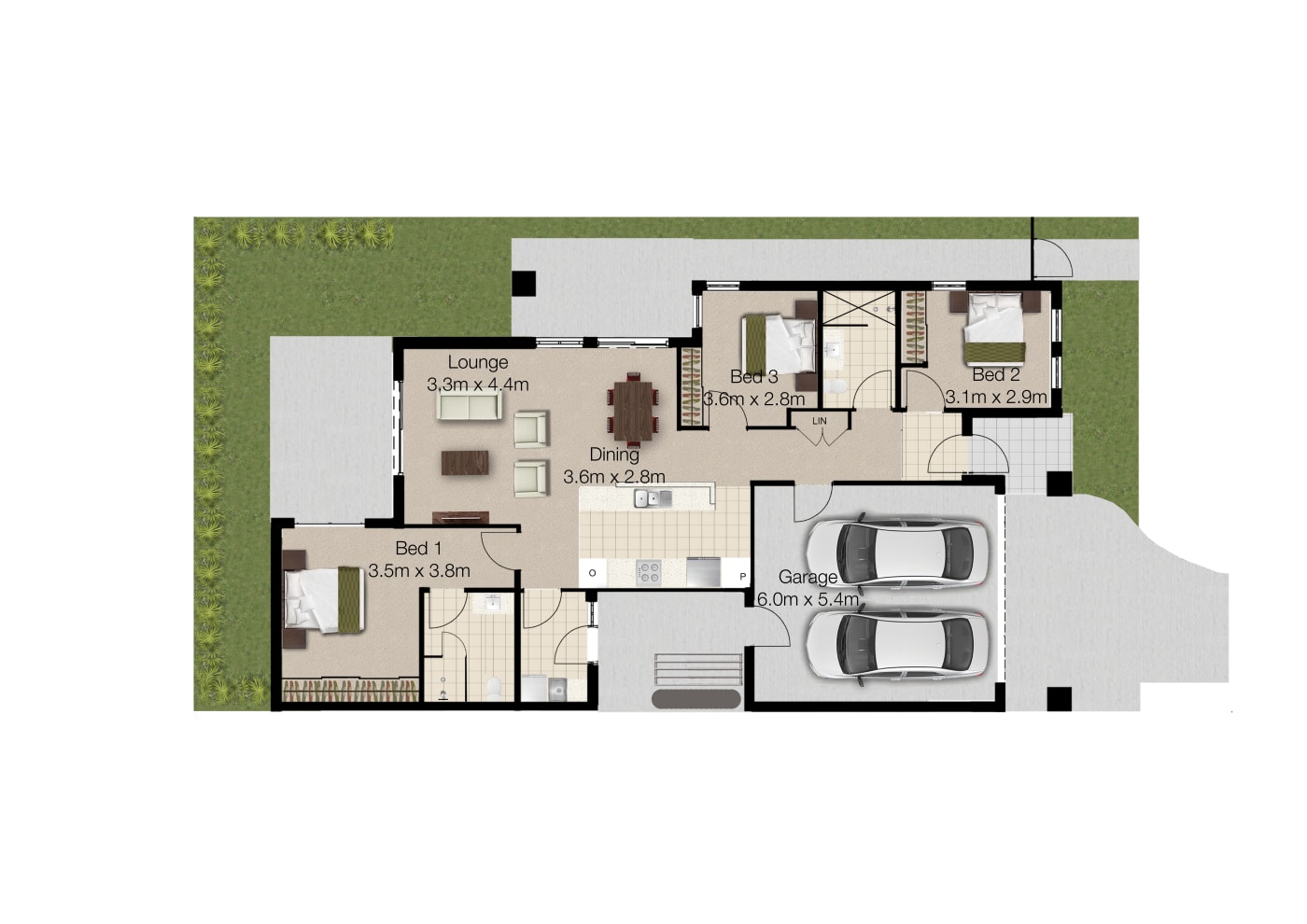 Three Bedroom | Villas | Willowdale | Levande